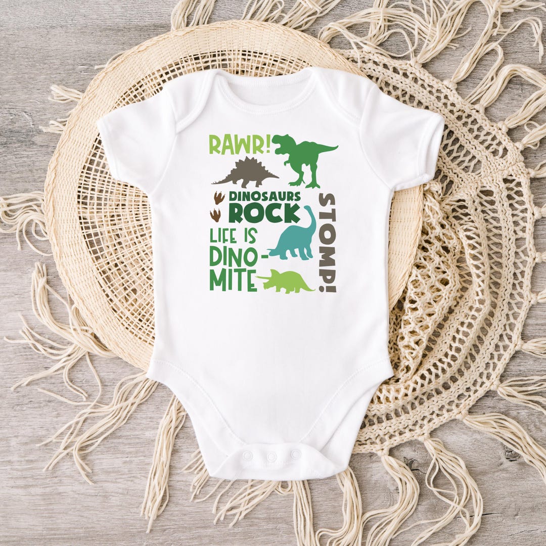 Dinosaur Baby Clothes, Newborn Dinosaur Outfit, Dinosaur Baby Bodysuit ...