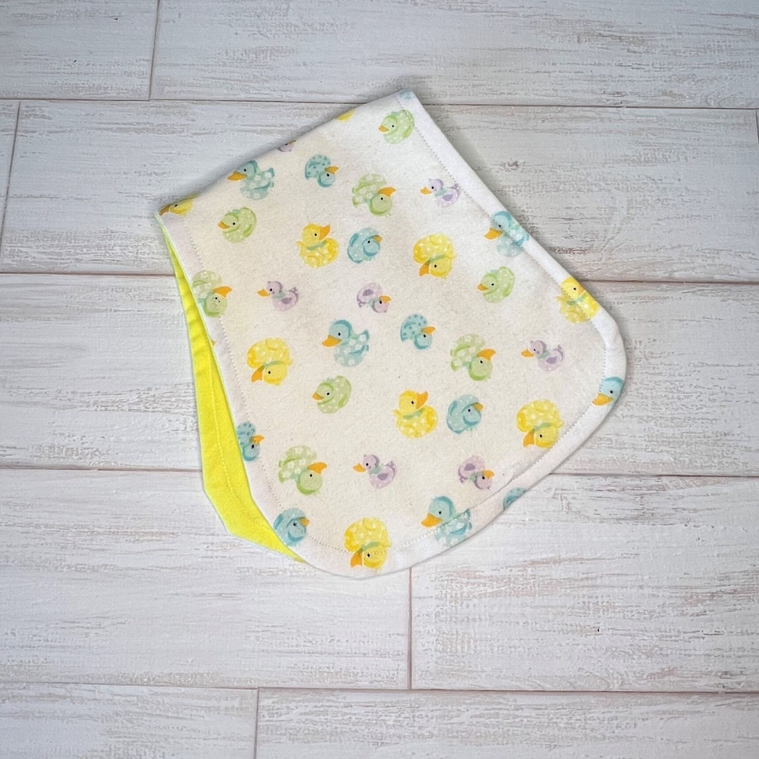 Rubber Ducky Burp Cloth, Baby Feeding Accessory, Duck Theme Nursery ...