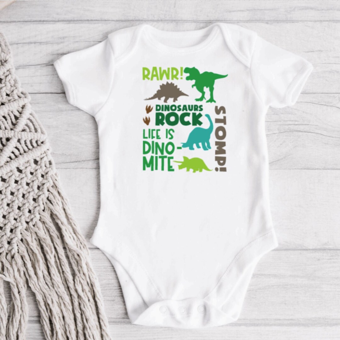 Dinosaur Baby Clothes, Newborn Dinosaur Outfit, Dinosaur Baby Bodysuit ...