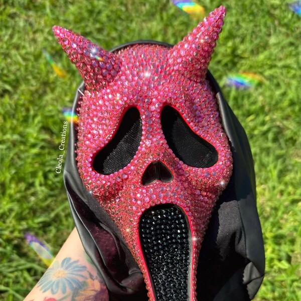 Ghostface Devil Mask - Etsy