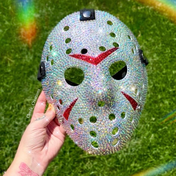 Bedazzled Scream Mask - Etsy