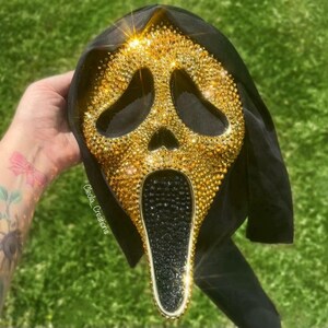 Ghost Face Bling Scream Mask - Etsy México
