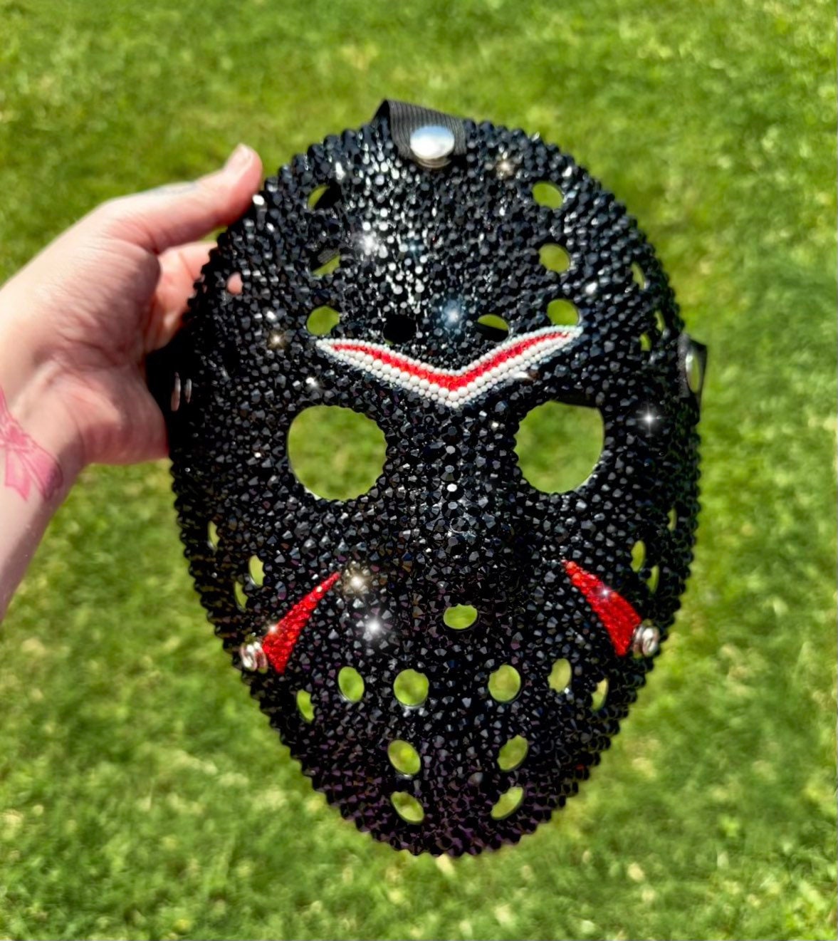 Crystalized Black Jason Hockey Mask www.caodangnghekg.edu.vn