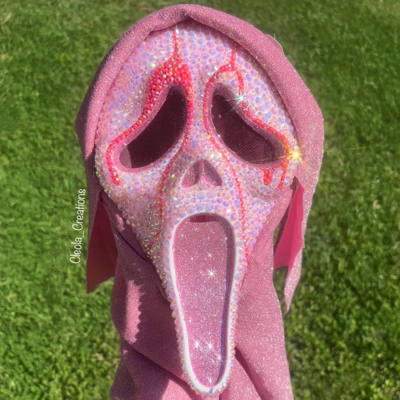 Pink Ghostface Mask - Etsy