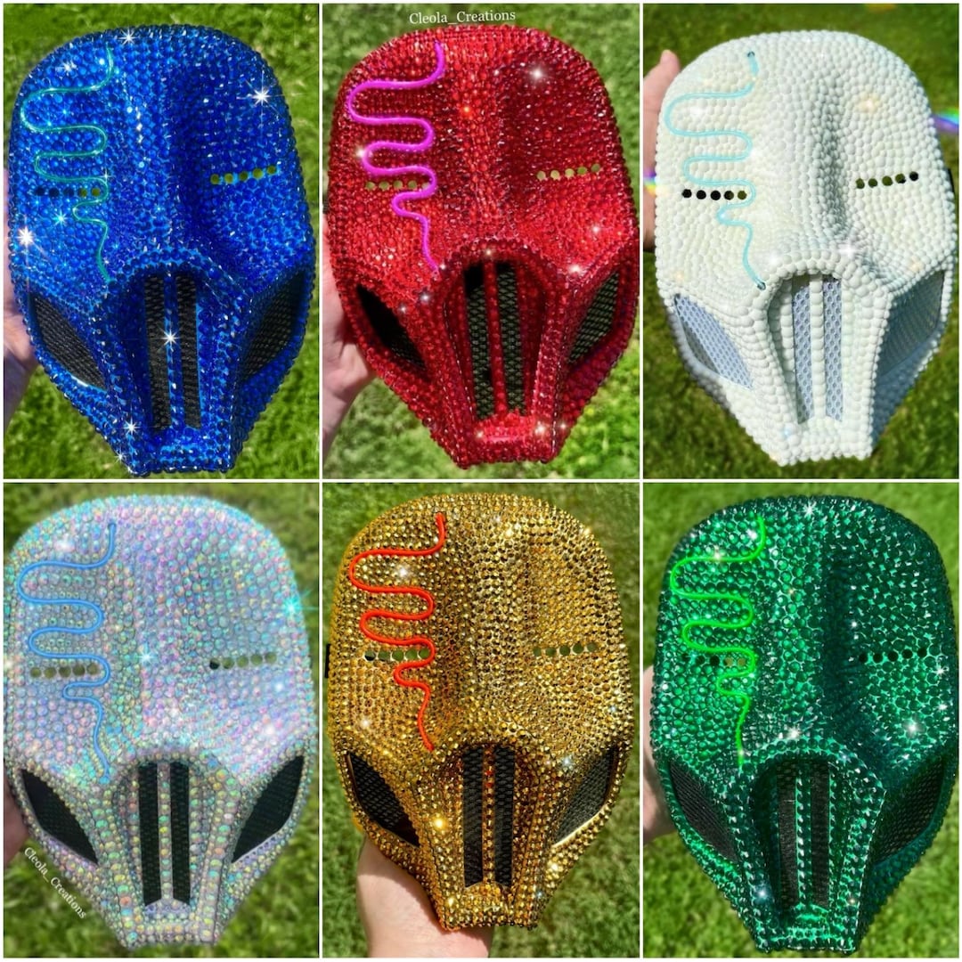 PRE Order Bling Sickick DJ Mask W/ Light - Etsy
