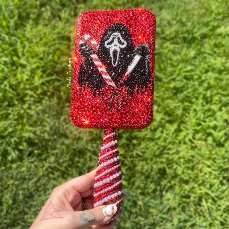 Bedazzled Scream Mask - Etsy