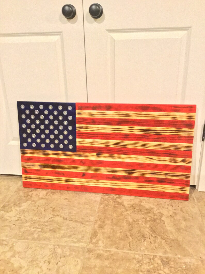 Shotgun shell American Flag | Etsy