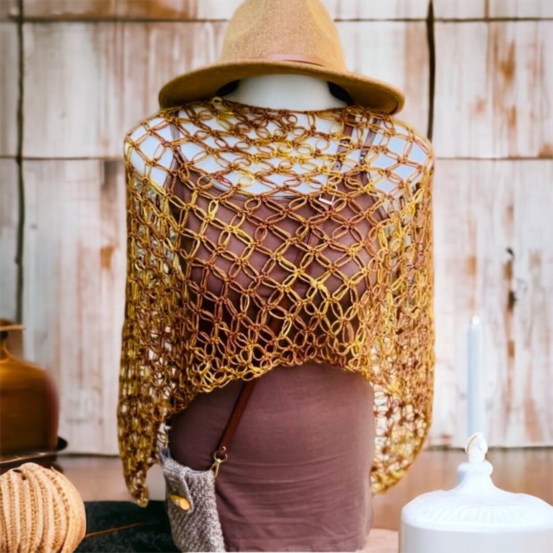 CROCHET PATTERN PDF Arizona Love Poncho by Jessika Simpson - Etsy
