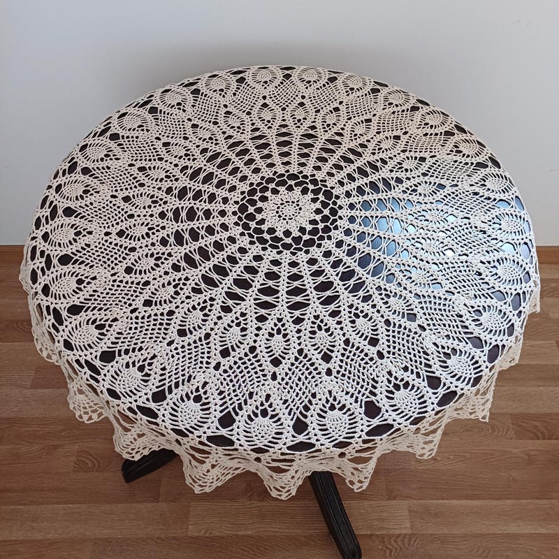 Crochet Tablecloth - Etsy