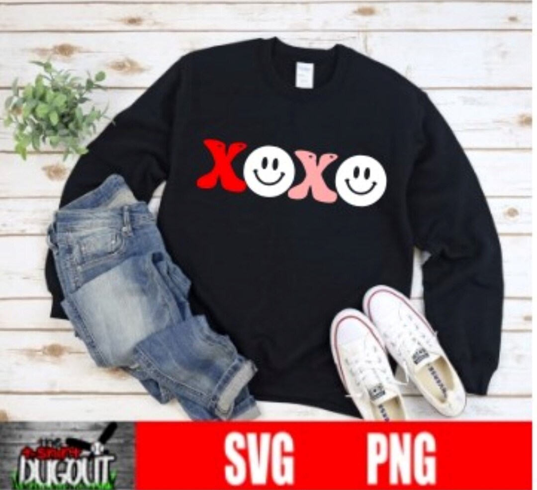 Xo Smiley Svg Cut File Svg Png Cricut File Svg Files for Cricut ...