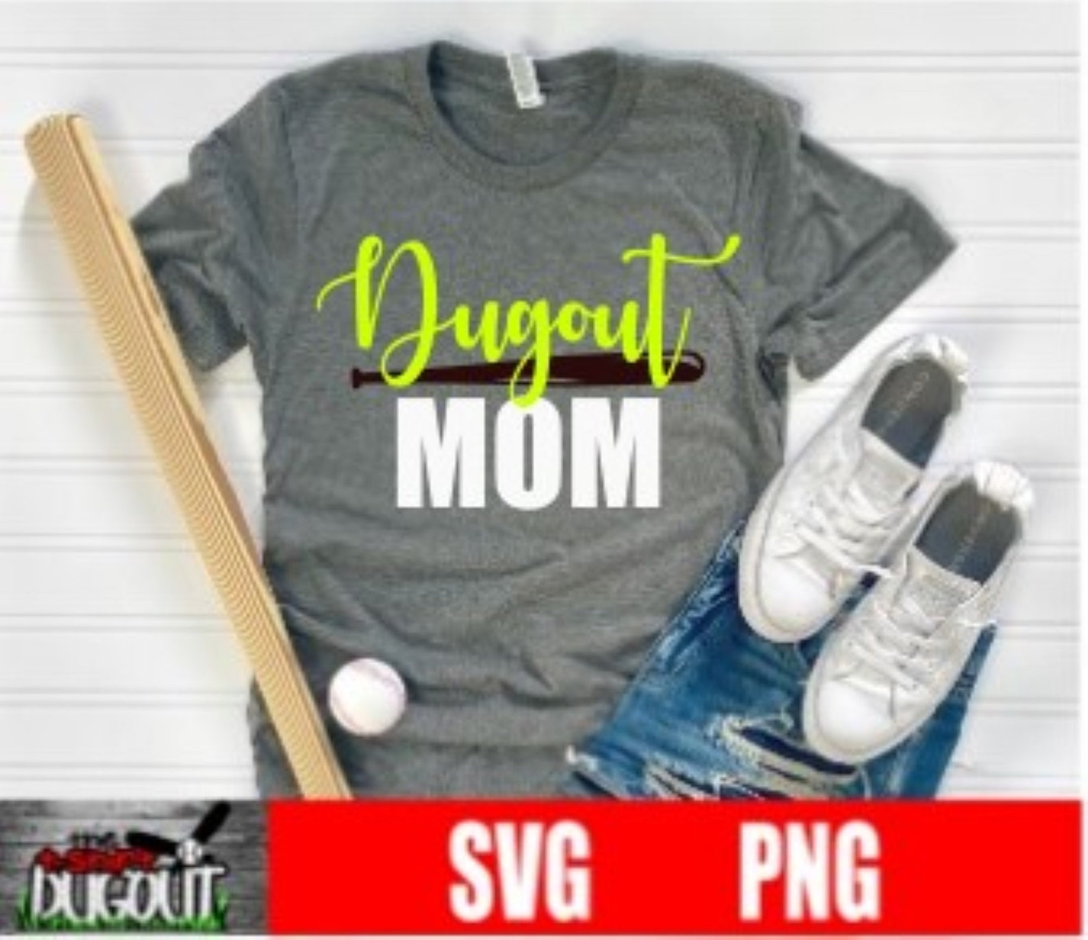 Dugout Mom SVG Cut File Cricut File svg Files for Cricut | Etsy