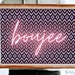 Boujee Neon Wall Art Print Neon Effect Art Print Customised - Etsy UK