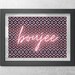 Boujee Neon Wall Art Print, Neon Effect Art Print, Customised Neon ...
