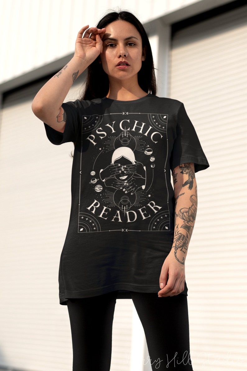Psychic Reader T-shirt, Motivational Shirts, Spiritual Shirt, Self Care ...