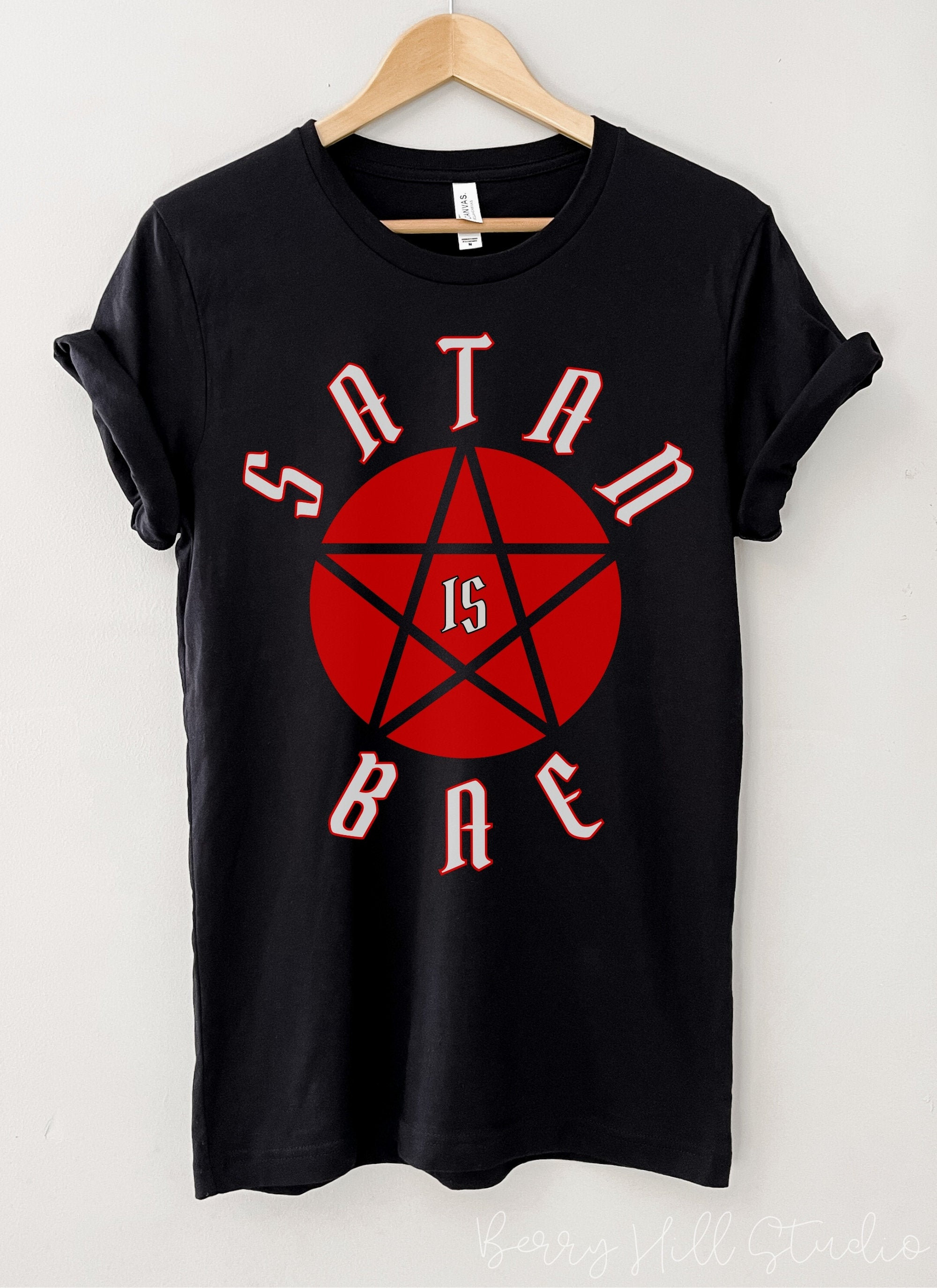 Satan is Bae Hail Satan T Shirt Grunge Aesthetic Clothing - Etsy