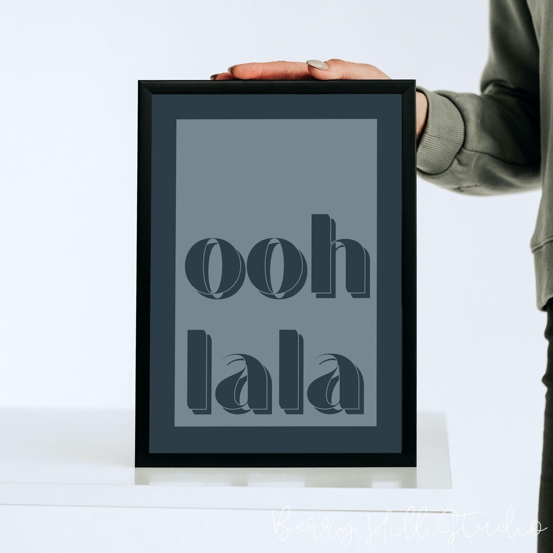 Ooh La La Black Print, Ooh La La Cute Pink Prints, Wall Art Prints, Ooh ...