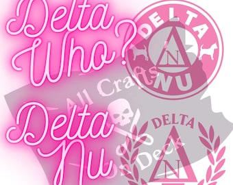 Delta Nu Legally Blonde - Etsy