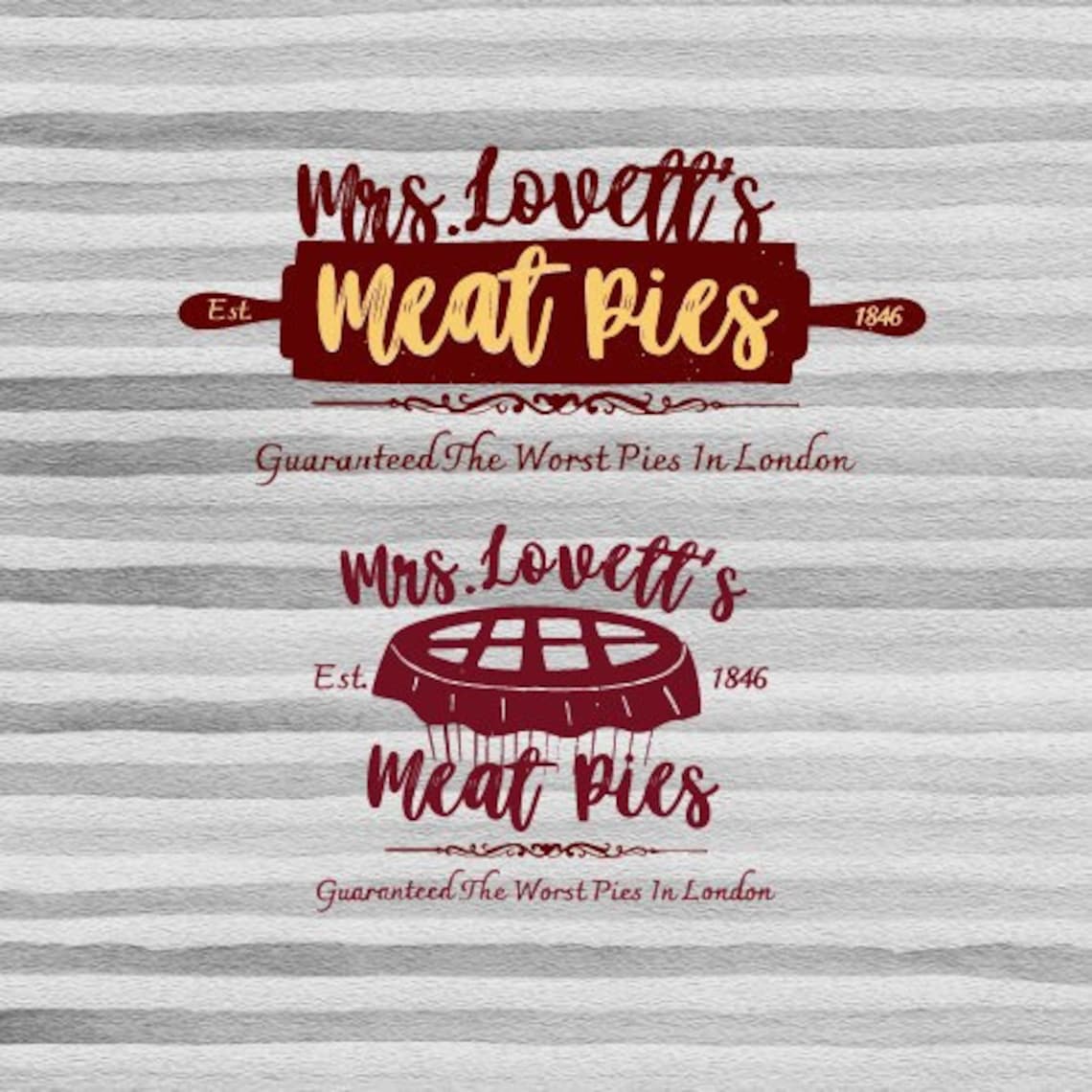Mrs. Lovett's Meat Pies SVG - Etsy