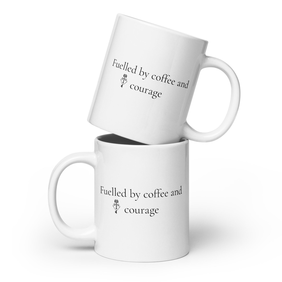 Eco-friendly Courage & Coffee Mug Perfect for Morning to Evening ...