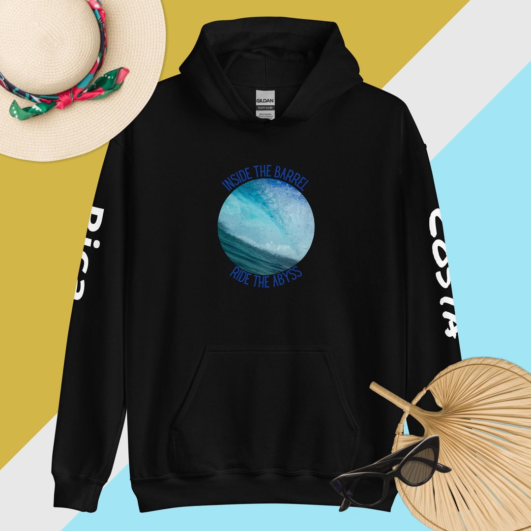Inside the Barrel Costa Rica Beach Unisex Hoodie - Etsy