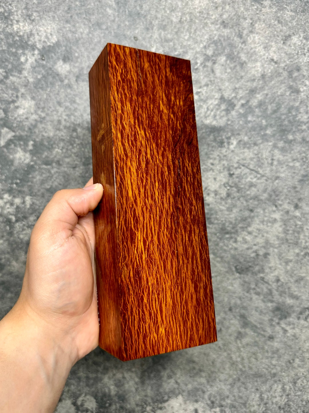 Large Size Western Australian Lace Sheoak Craft Block Knife Making ...