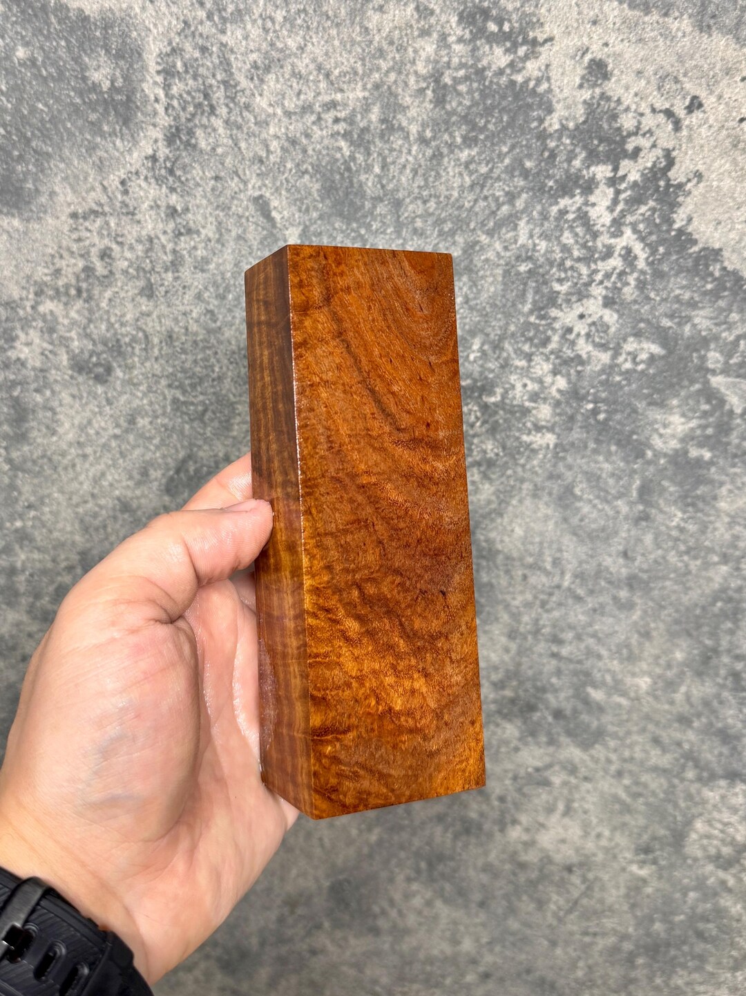 Australian Western Myall Wood Block Wood Craft Knife Handle Making ...