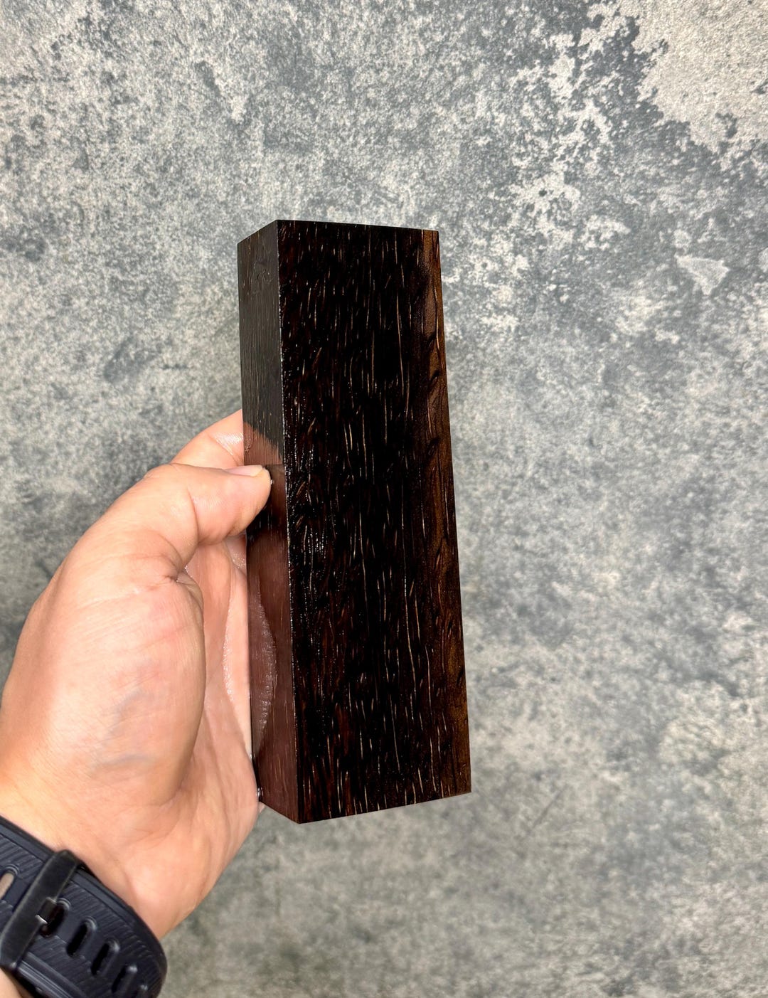 Stabilized Black Palm Block Wood Craft Maker Timber #81 - Etsy