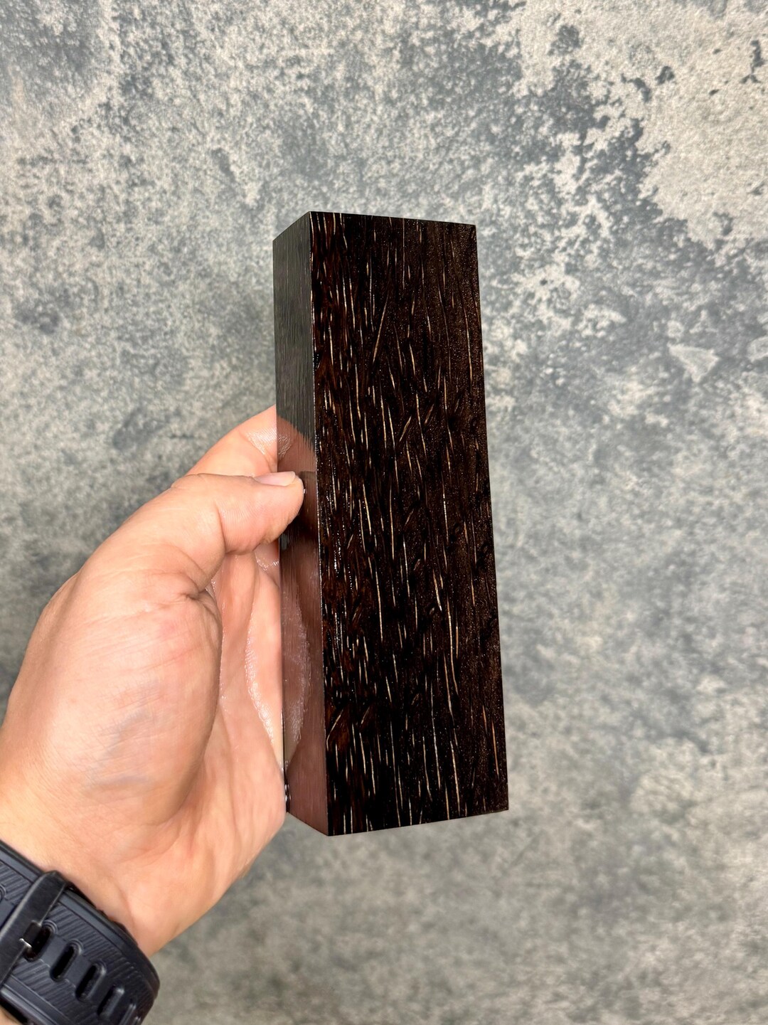 Stabilized Black Palm Block Wood Craft Maker Timber #78 - Etsy
