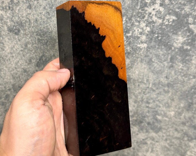 Vietnamese Dark Birdseye Mun Ebony Block Knife Scale Pen Blank Exotic ...
