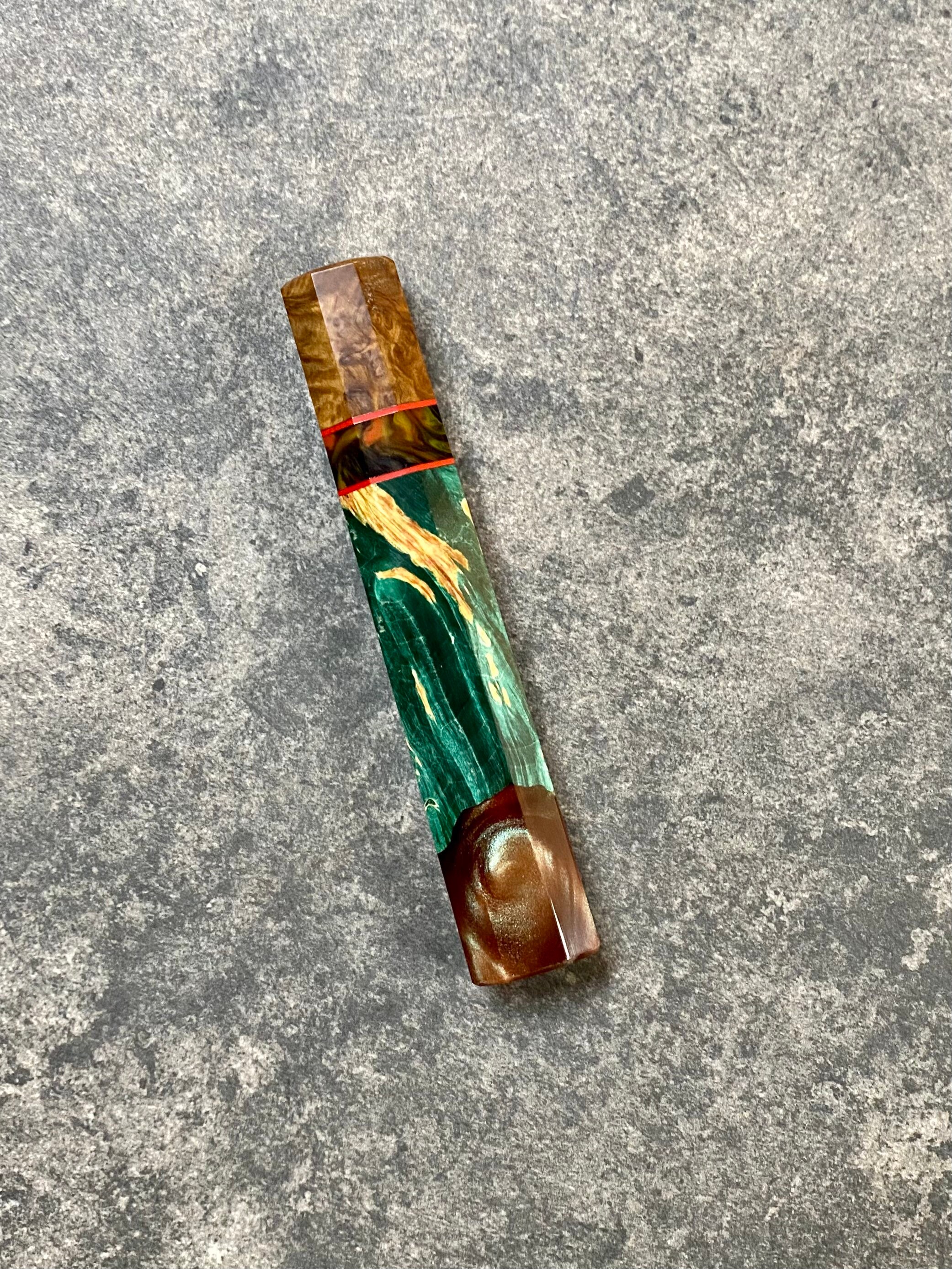 Dyed and Stabilised Maple Burl Custom Wa Handle - Etsy