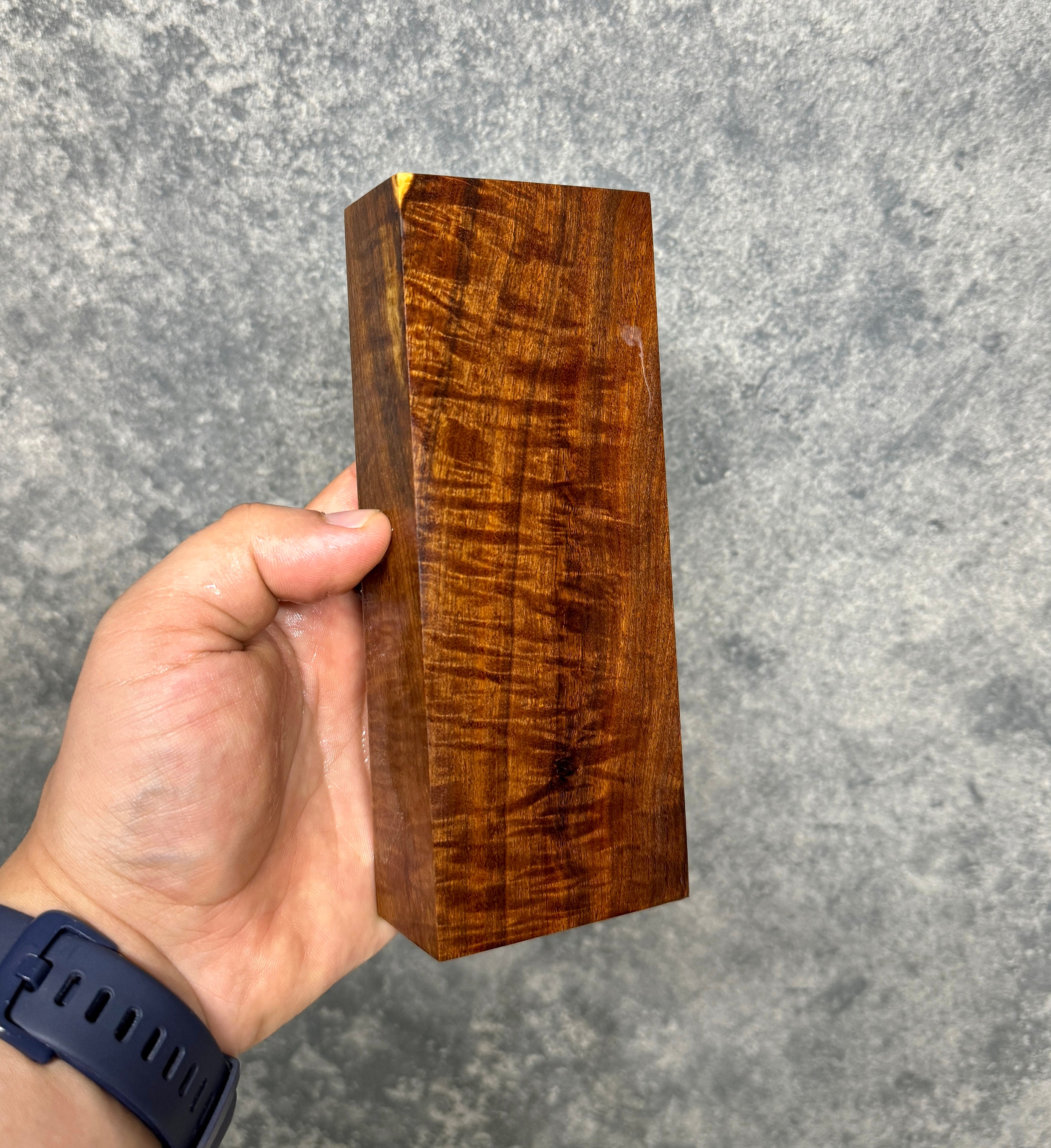 Australian Ringed Gidgee Block Knife Making Handle Timber Wood Craft ...