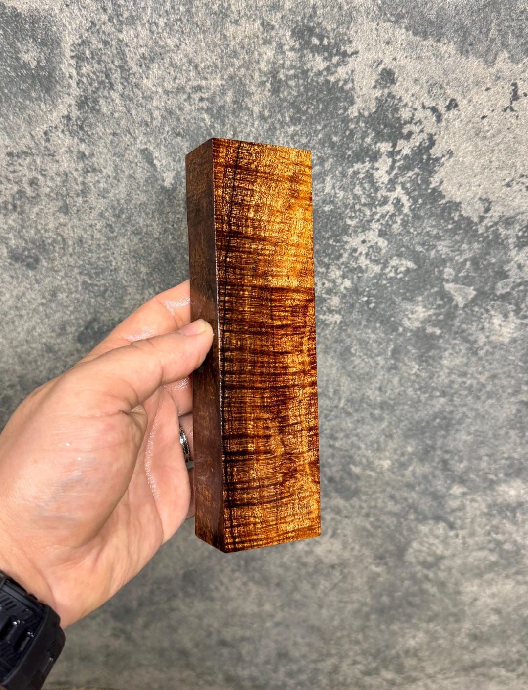 Stabilised Fiddleback Tasmanian Blackwood Wood Carving Turning Timber ...