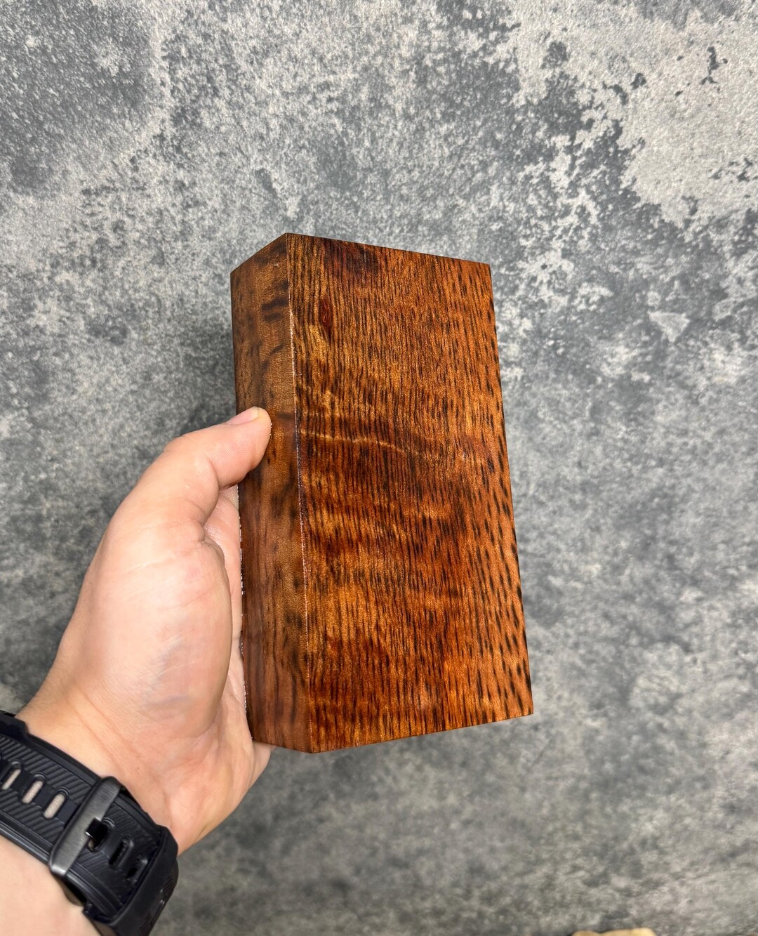 Stabilized Tiger Myrtle Block Wood Craft Woodworking DIY Timber #58 - Etsy