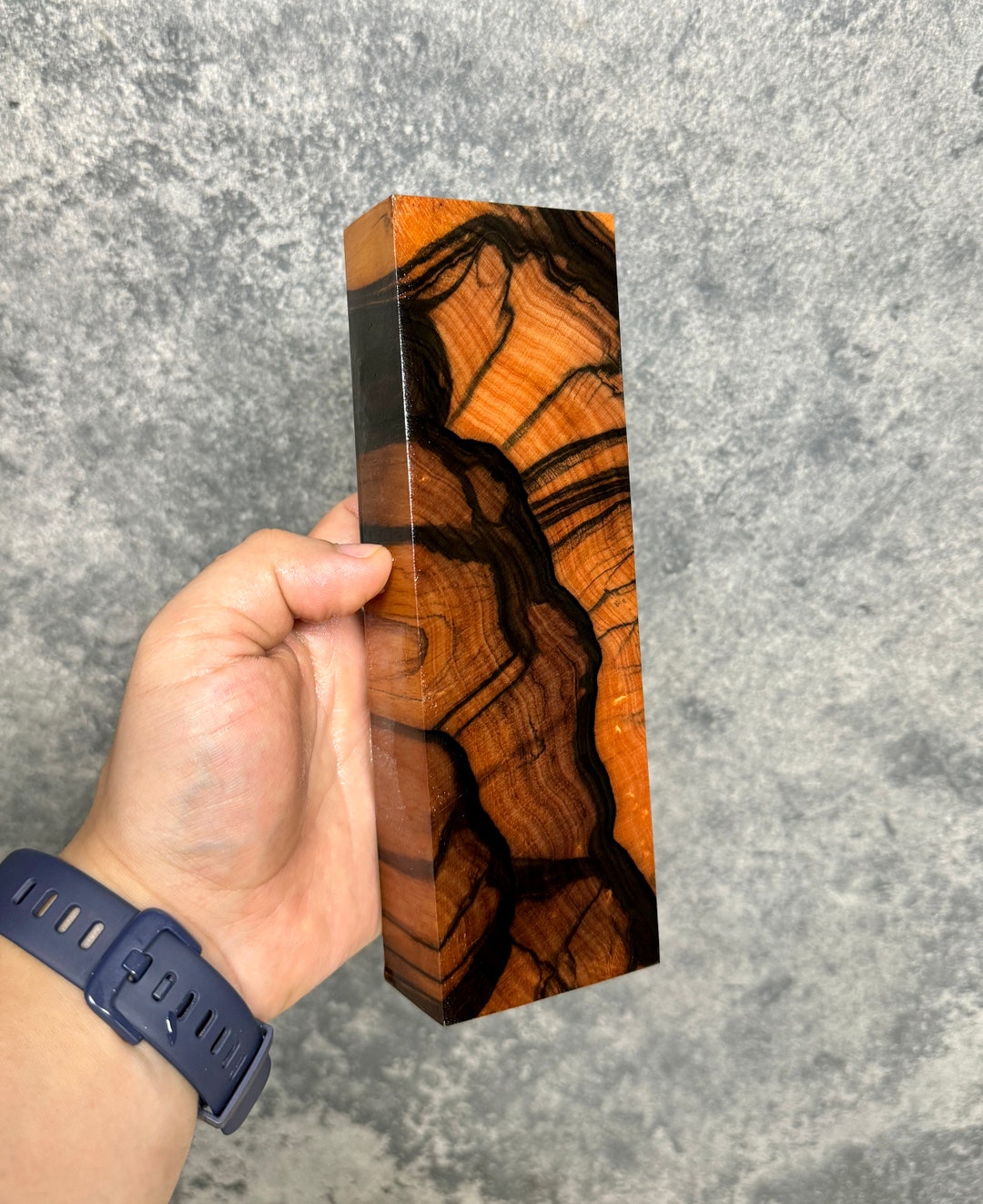 Stunning Exotic Mun Ebony Block Woodturning Wood Craft Timber 3 - Etsy