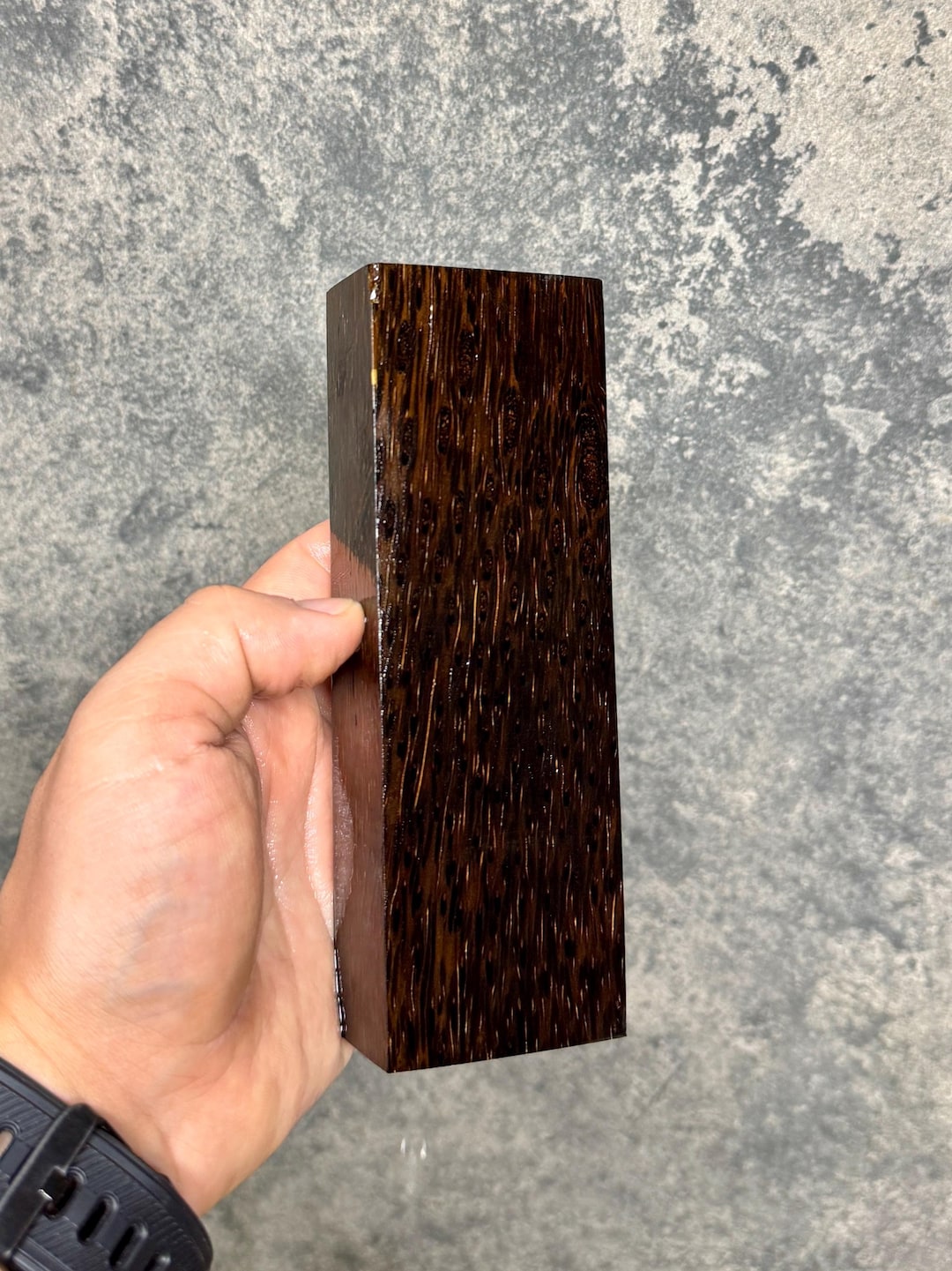 Stabilized Black Palm Block Wood Craft Maker Timber #85 - Etsy