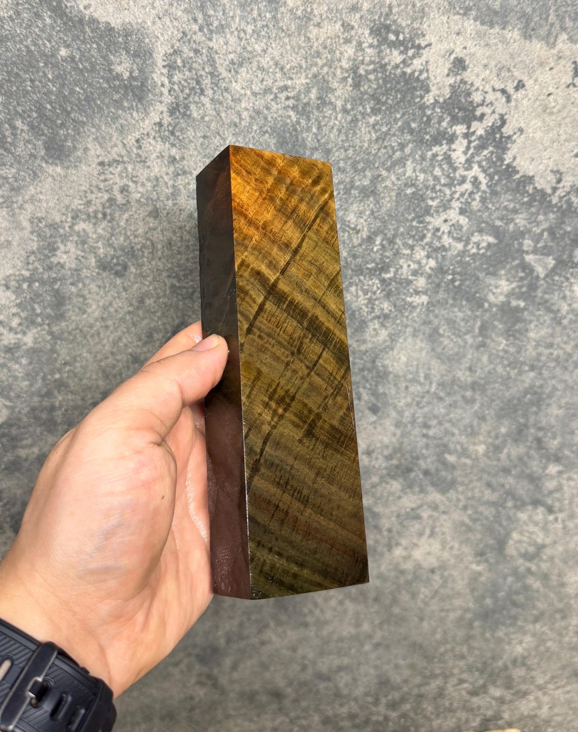 Rare Micro Curly Siamese Rosewood Block Woodworking Carving Craft ...