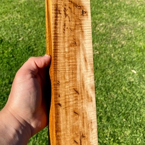 Curly Tasmanian Oak Billet Wood Carving Woodturning Saya Making DIY ...