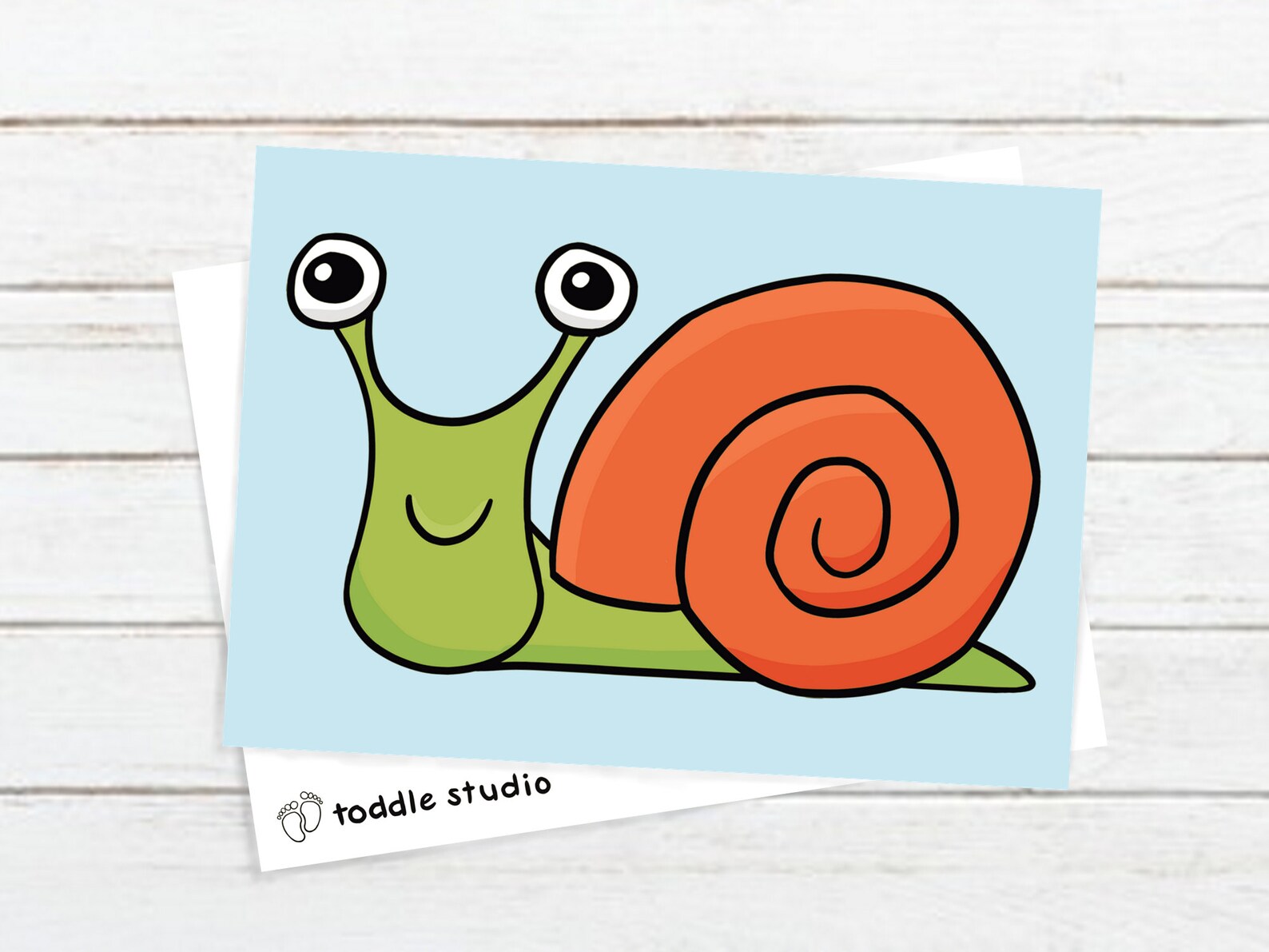 Snail A6 Postcard Pack Greeting Card Animal Insect Baby - Etsy