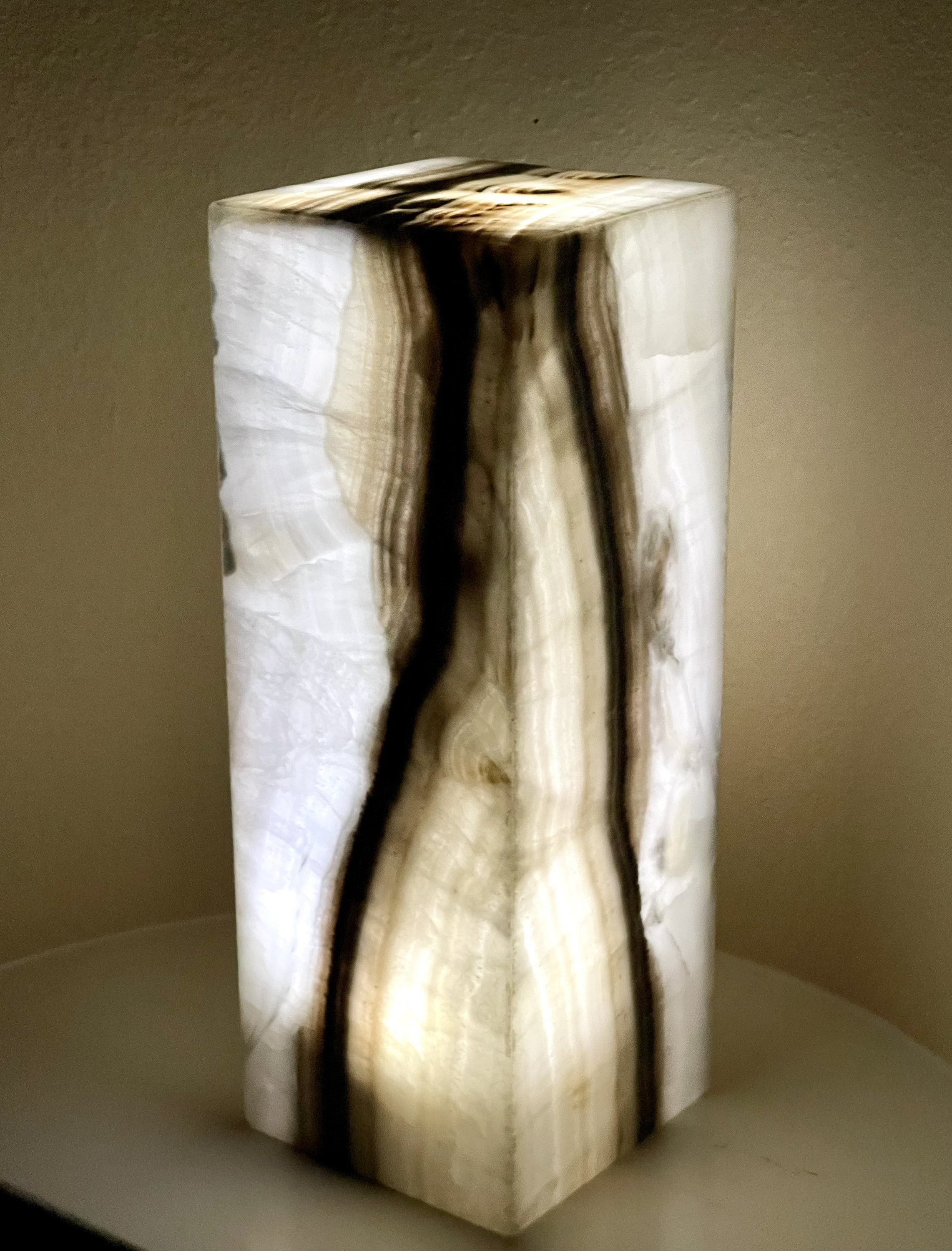Onyx lamp- desk lamp- stone lamp- onyx- table lamp