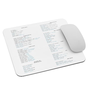 CSS MOUSE PAD Cheat Sheet - Programmer Developer Designer Webdesign ...
