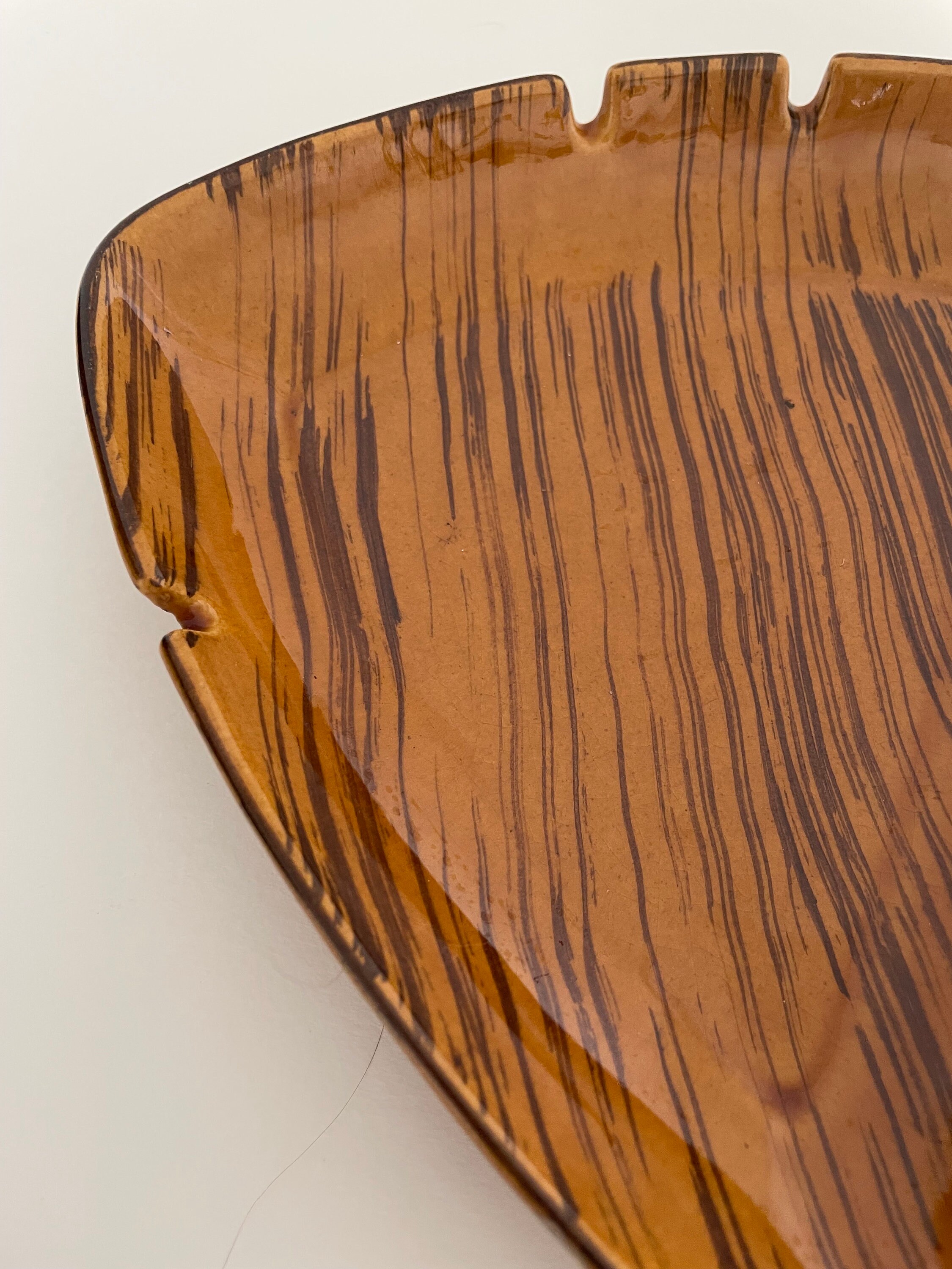 Vintage MCM Handmade Ashtray Ceramic Large - Etsy