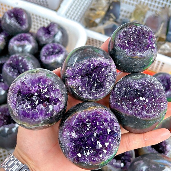 Amethyst Geode - Etsy