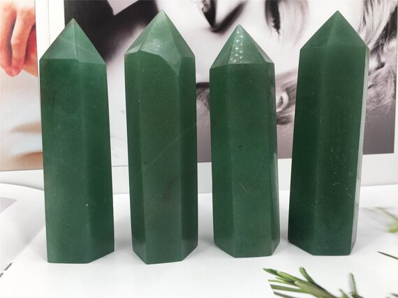 1pc Natural Green Aventurine Quartz Crystal Obeliskquartz | Etsy
