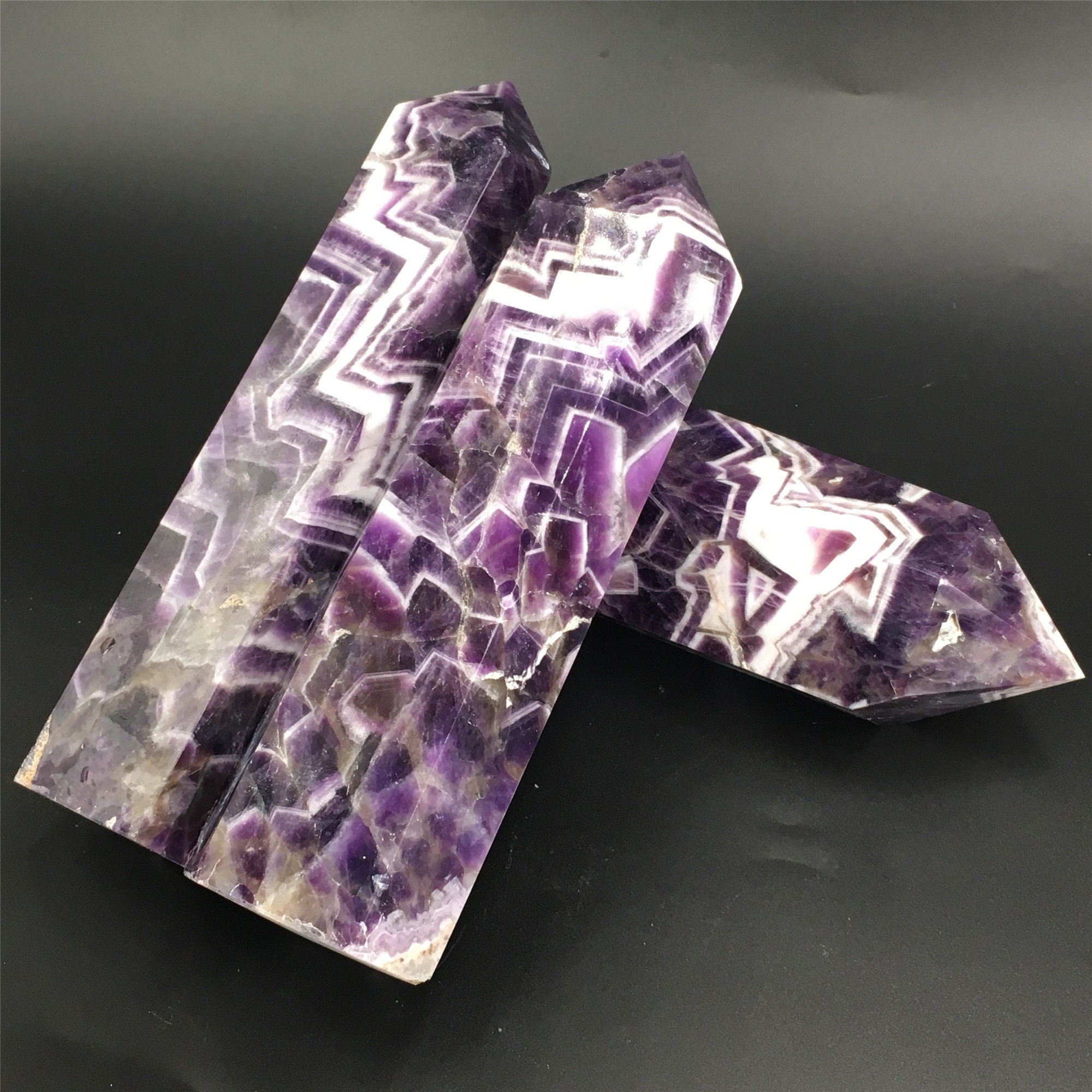 700g Natural Dreamy Amethyst Quartz Crystal ObeliskCrystal | Etsy