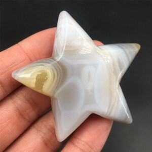 1PC 2 Natural Geode Agate Star,quartz Crystal Star,home Decoration ...
