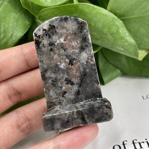 1PC 2 Natural Yooperlite Tombstone,hand Carved Quartz Tombstone,crystal ...