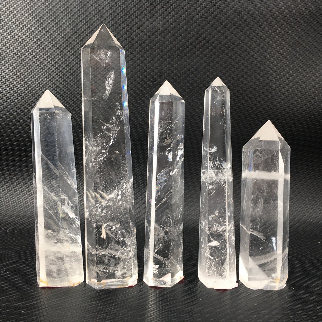 High Quality Pure Body Clear Quartz Obelisk,quartz Wand Piont,home ...