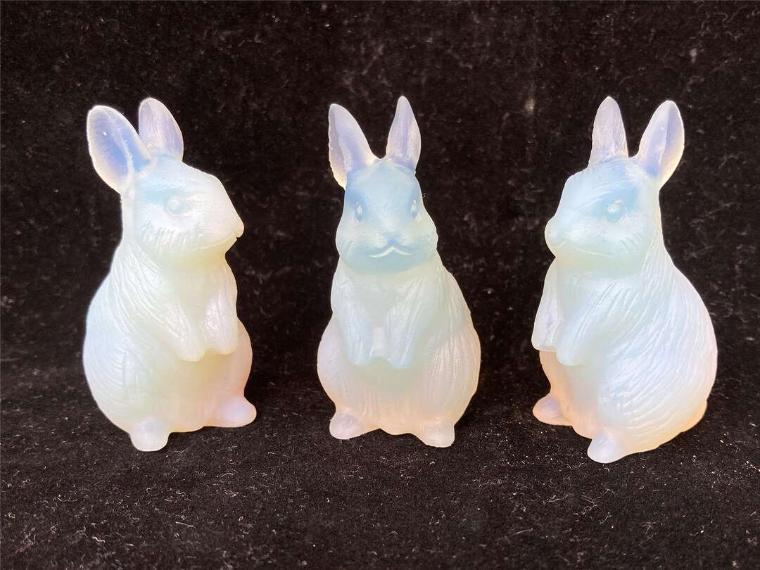 30g 1pc Opalite Rabbit,quartz Crystal Rabbit,crystal Sculpture,home ...