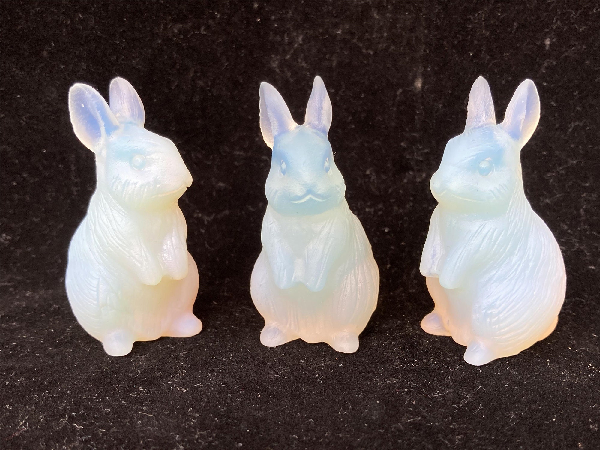 30g 1pc Opalite Rabbit Quartz Crystal Rabbit Crystal | Etsy