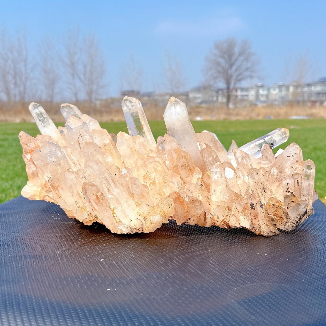 Natural Clear Quartz Cluster,crystal Obelisk,energy Column,mineral ...